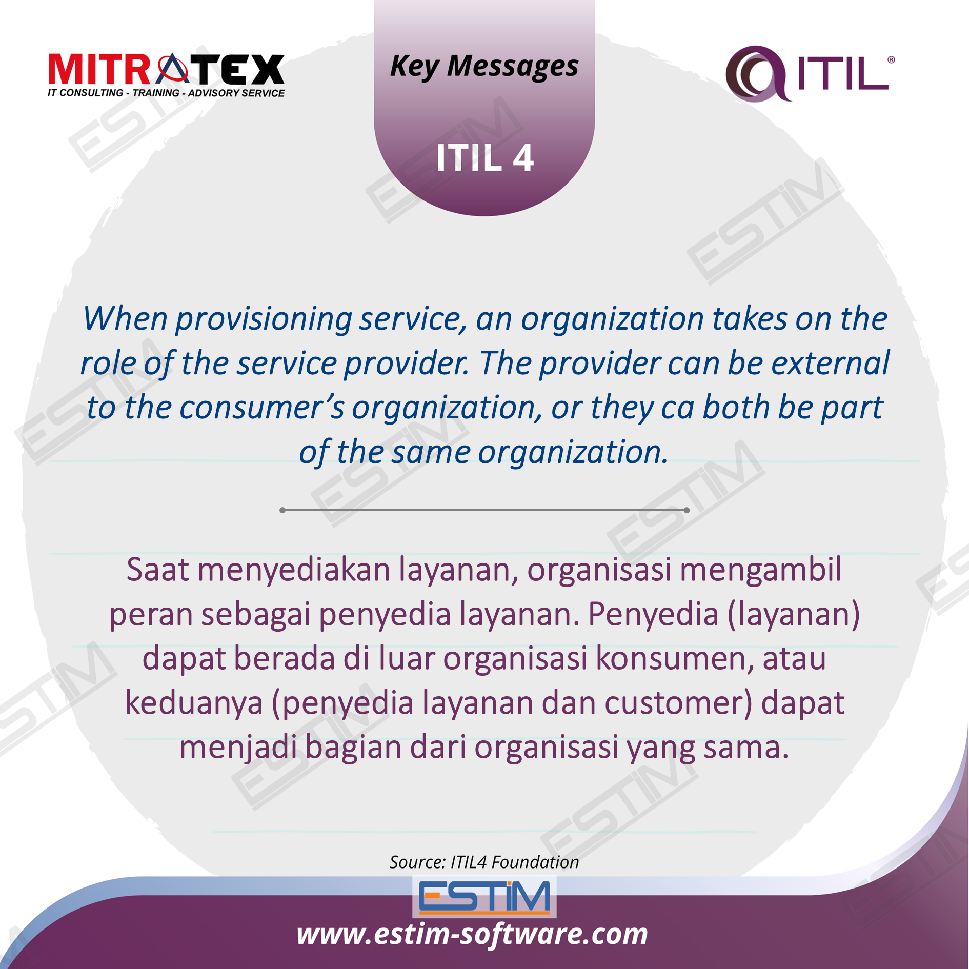 ITIL 4 Key Messages